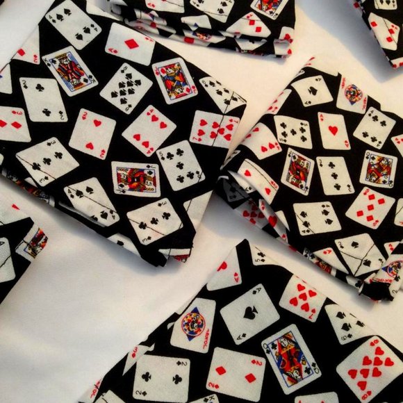 Dining | Playing Cards Cloth Napkins Nwot Set Of 12 | Poshmark